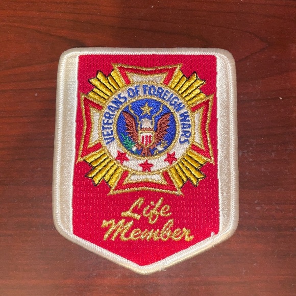 Other | Vfw Veterans Of Foreign Wars Life Member Patch | Poshmark